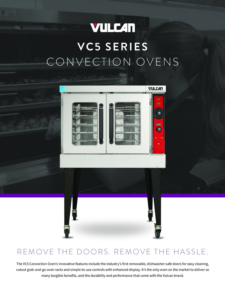 Vulcan VC5 Series Convection Oven | HRI, Inc.