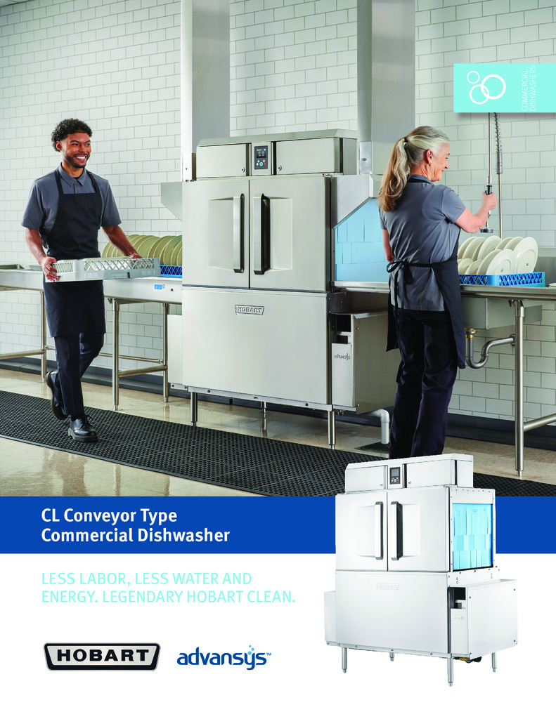 Hobart CL Conveyor Dishwashers | HRI, Inc.