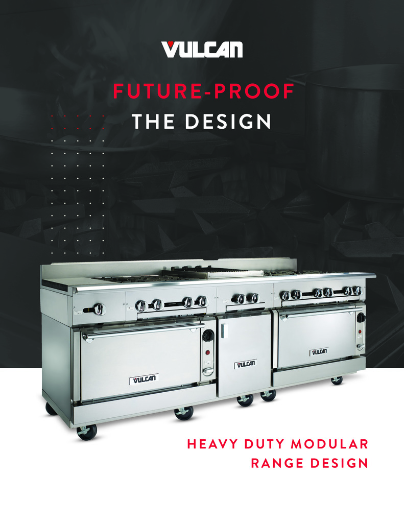 Vulcan Heavy Duty Modular Range Design | HRI, Inc.